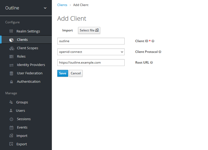 Deploy Outline via Nginx